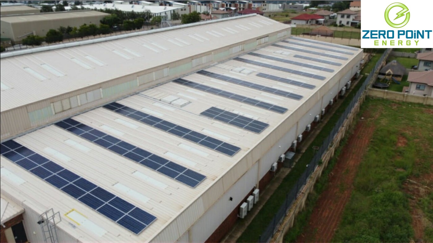120kWp Commercial Solar PV Project – Midrand, JHB – Zero Point Energy