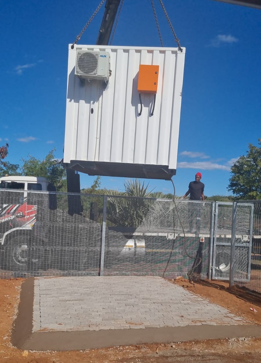 Rural containerised 60kW Solar PV + 102 kWhr Battery Storage System ...