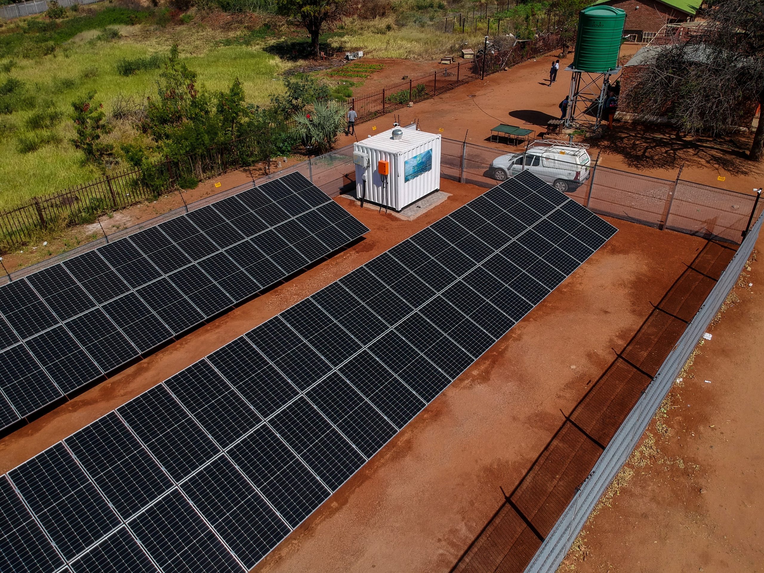 Rural containerised 60kW Solar PV + 102 kWhr Battery Storage System ...