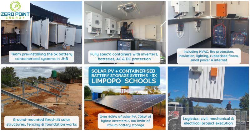 Rural containerised 60kW Solar PV + 102 kWhr Battery Storage System ...